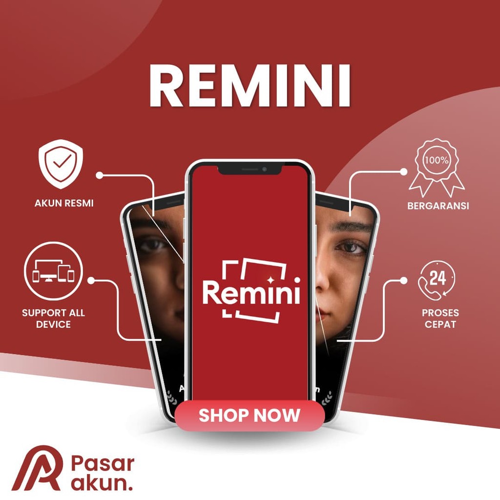 Jual Remini Pro Premium 1 Tahun (Ios, Ipad, Android, Pc, Laptop & Web ...