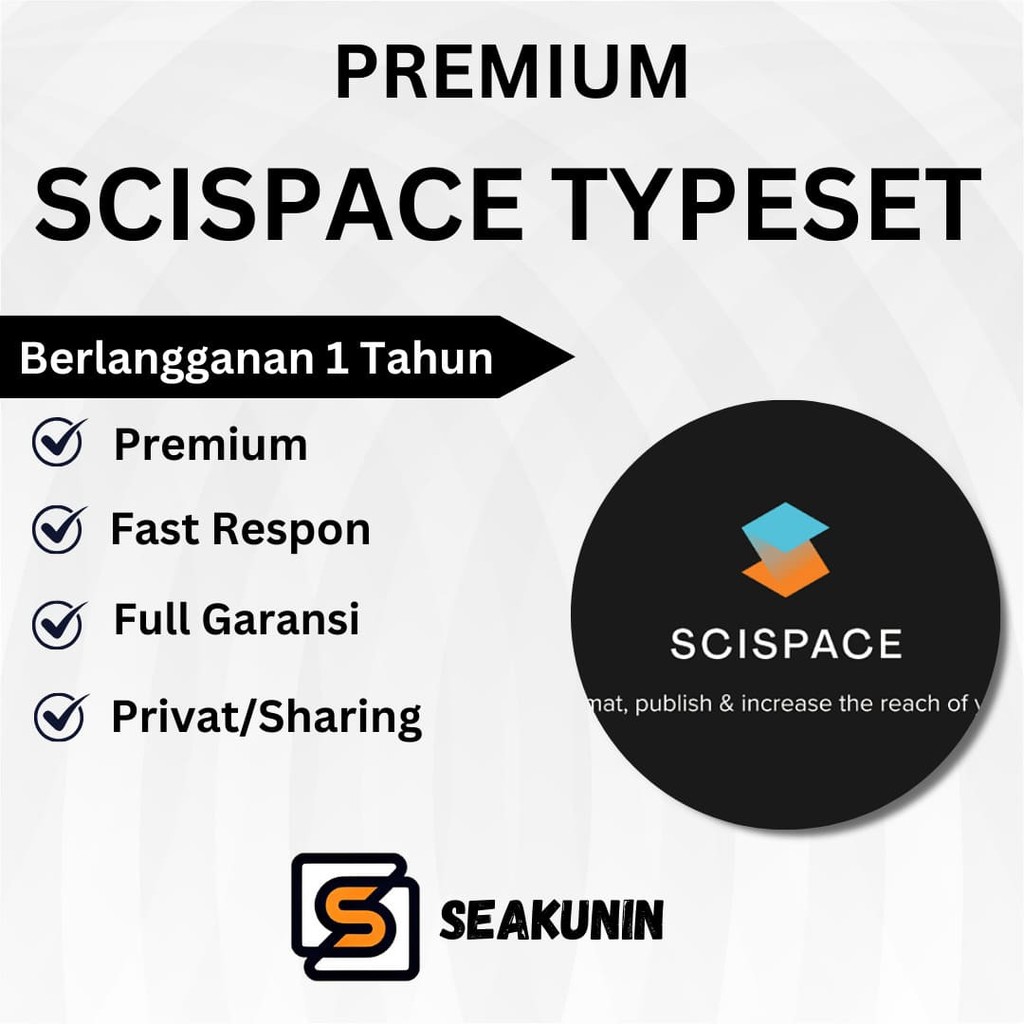 Jual SciSpace - Typeset.io Ai 1 Tahun Mempermudah Mendapatkan Hasil Review Artikel Internasional ...