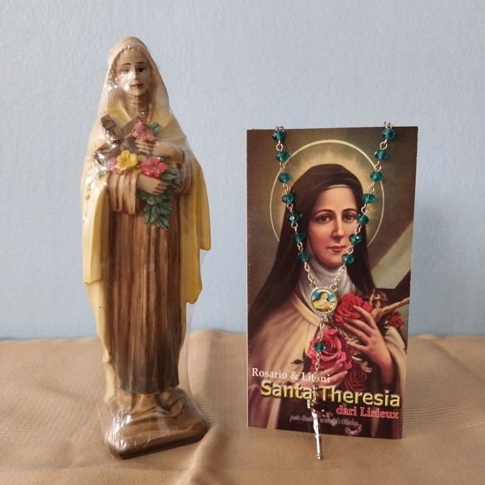 Jual Patung Santa Theresia Dari Lisieux + Paket Rosario | Shopee Indonesia