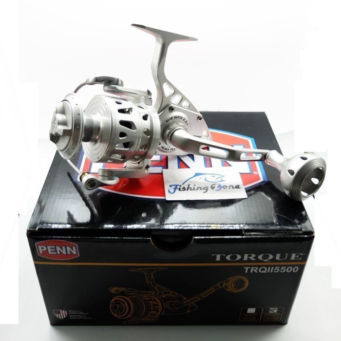 Jual Penn TORQUE II Silver Spinning Reel TRQII 5500S | Shopee Indonesia
