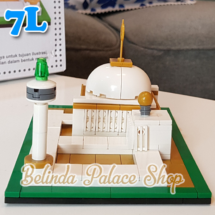 Jual LEGO Masjid Istiqlal - Balok Susun Islami | Shopee Indonesia