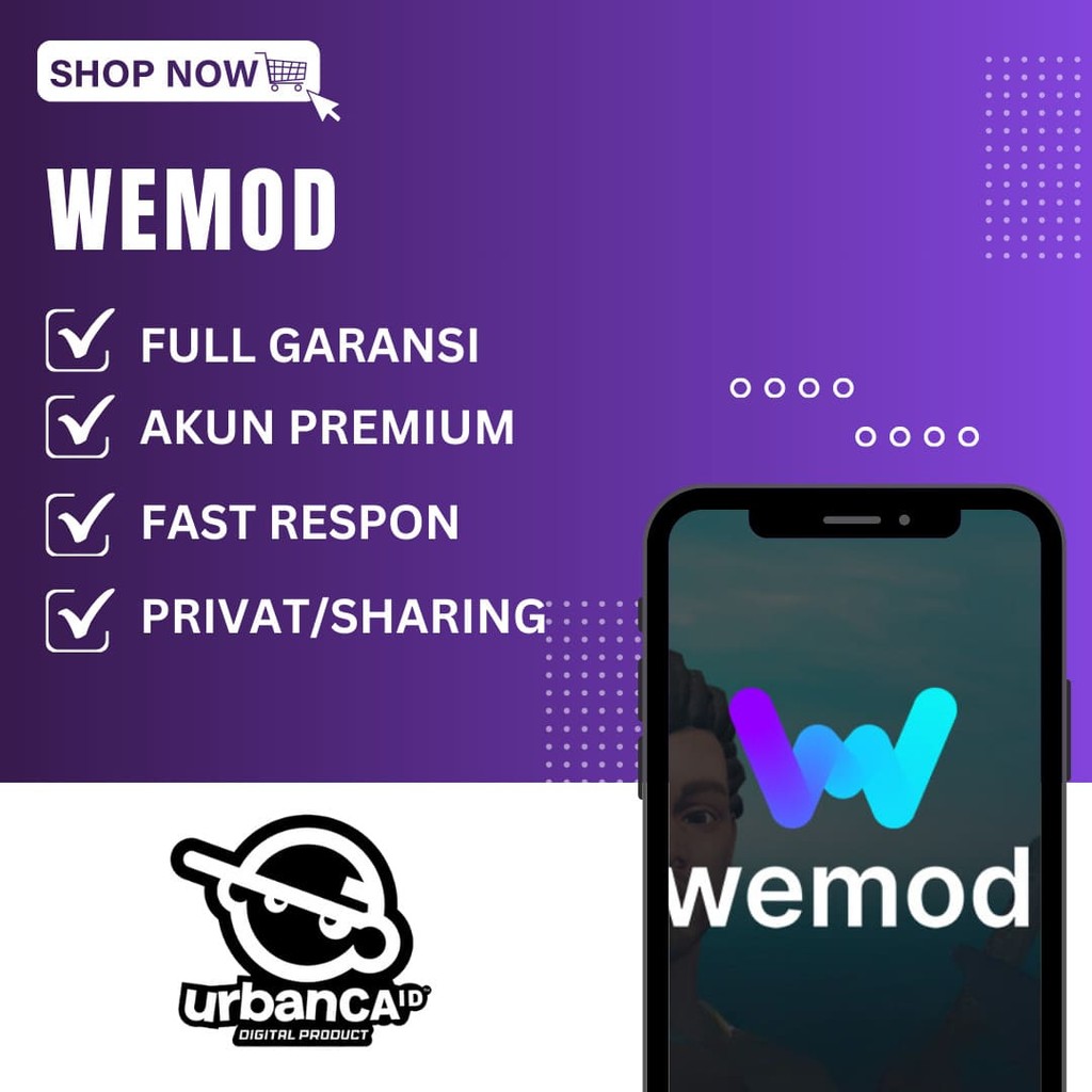 Jual Wemod Pro Mods Game 1 Tahun Bergaransi - We Mod Solusi Game Paling Effective | Shopee Indonesia