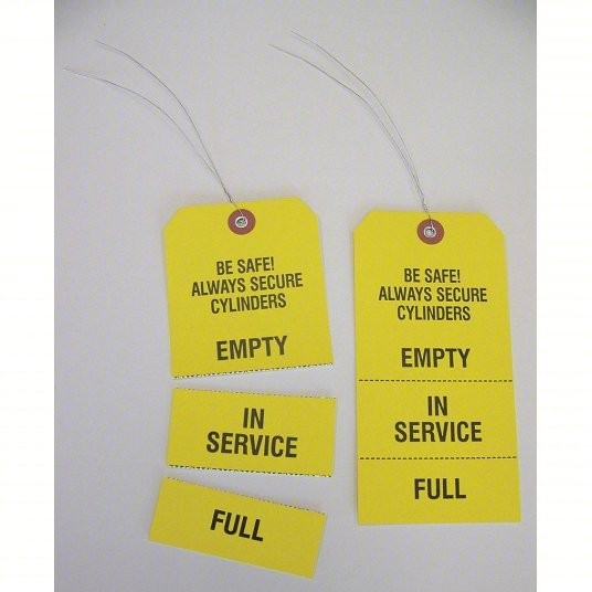 Jual _^_^_^] Cylinder Status Empty in Service Full Perforated Tags with ...