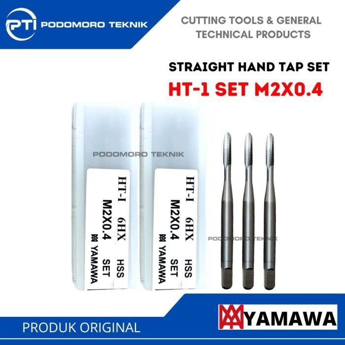 Jual Jual Yamawa Hand Tap M2X0.4 Hand Tap M2 X 0.4 Hand Tap Lurus Merk ...