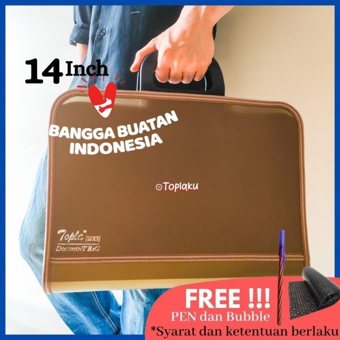 Jual ORIGINAL!! Tas Berkas Dokumen Tas Laptop Anti Air Resleting ...