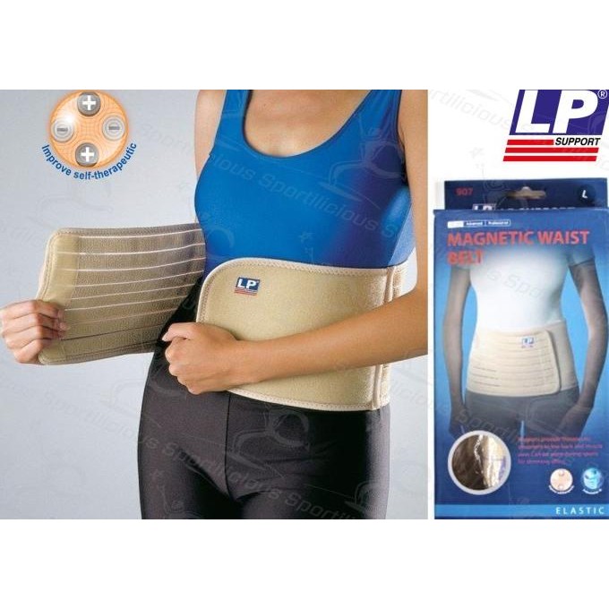Jual Lp Support Elastic Magnetic Waist Belt Support 907 Tan Original ...
