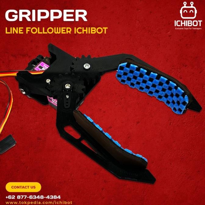 Jual MODUL GRIPPER SERVO ROBOT ICHIBOT LINE FOLLOWER ULTIMATE COMMON ...
