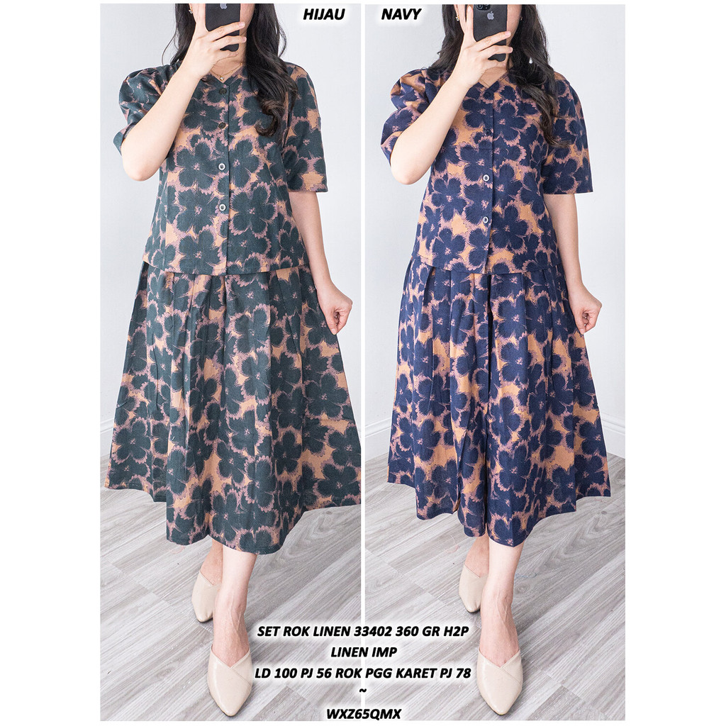 Jual SET ROK LINEN 33402 360 GR H2P # STOK SESUAI DAN UPDATE | Shopee ...