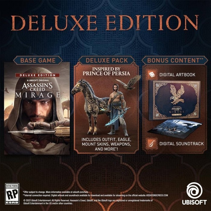 Jual Assassins Creed Mirage - Deluxe Edition Game PC Original | Shopee Indonesia