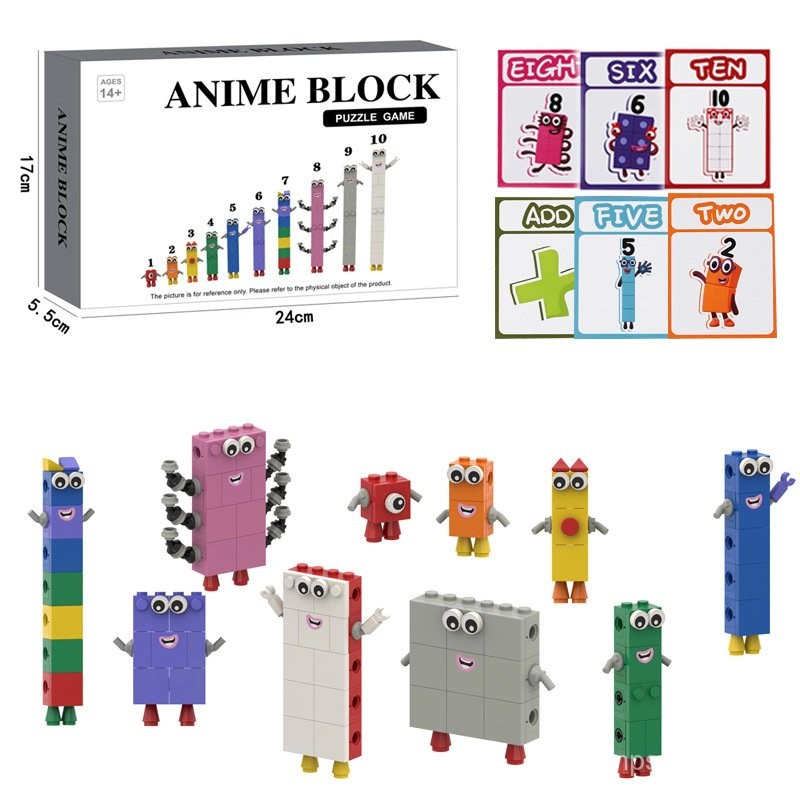 Jual Numberblocks Digital Building Blocks Small Square People Can ...