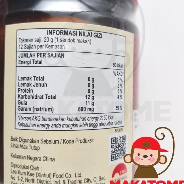 Jual Lee Kum Kee Saus Bare Chinese Char Siu Sauce Bbq 240Gr Lkk 240 Gr ...