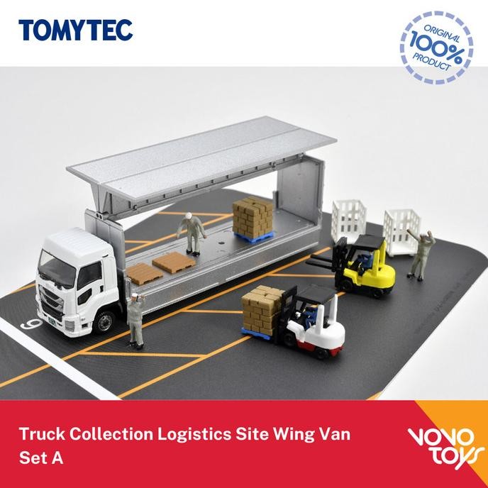 Jual NEW PRODUK TOMYTEC TRUCK 1/50 TRUCK COLLECTION LOGISTICS SITE WING VAN SET A !!!!! | Shopee ...
