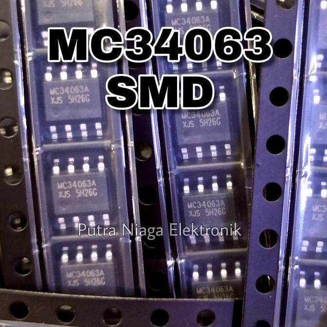 Jual Update ic MC34063 SMD SOP 8 Pin / MC34063A / 34063A / 34063 putr4n | Shopee Indonesia