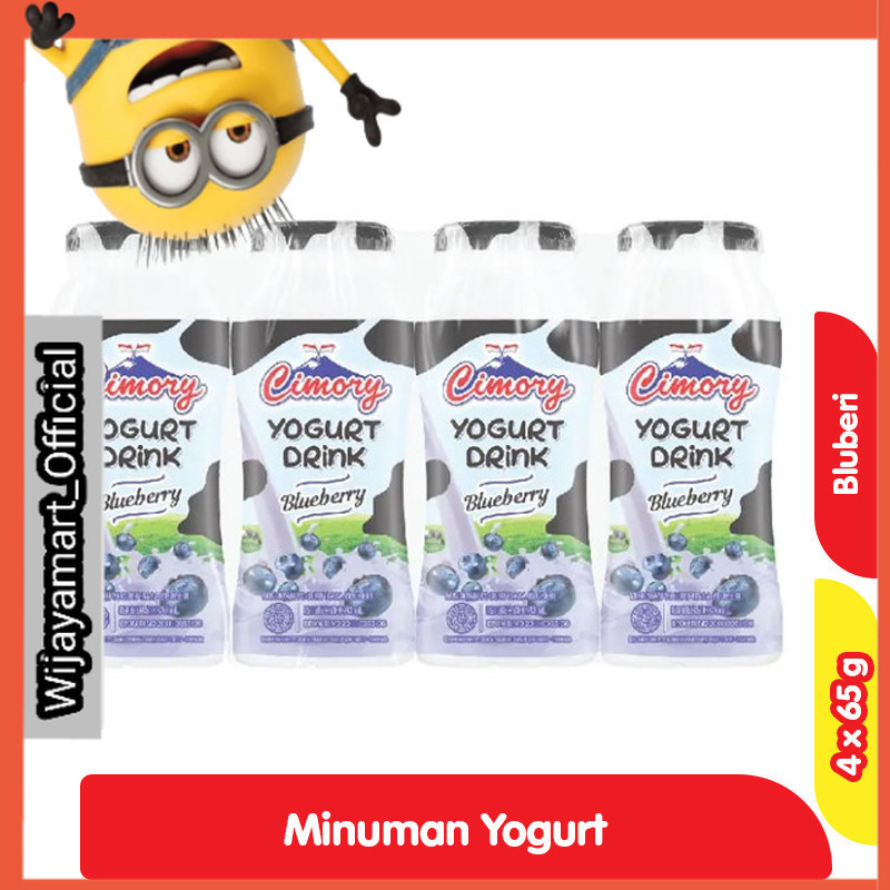 Jual Cimory Minuman Yogurt Mini Blueberry 4 x 65 ml | Shopee Indonesia