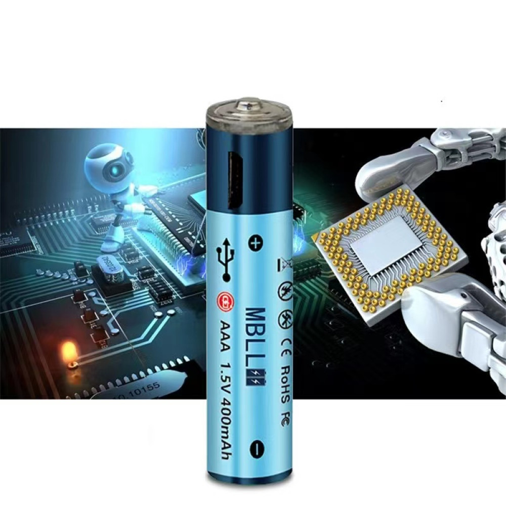 Jual COLMER BATTERY Baterai Rechargeable AAA dan AA USB Type C 1.5V ...