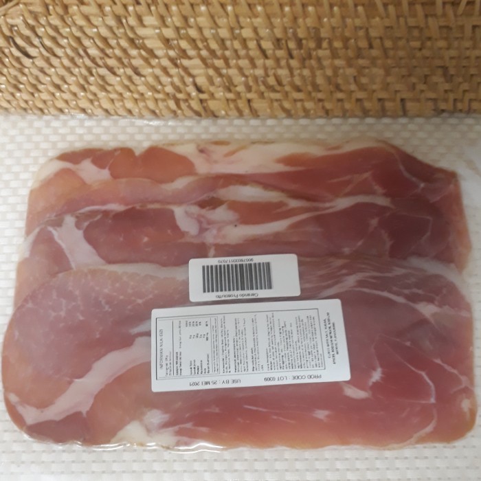 Jual Carando Prosciutto Ham Boneless Dry Cured Daging Babi Asap 100 Gr ...