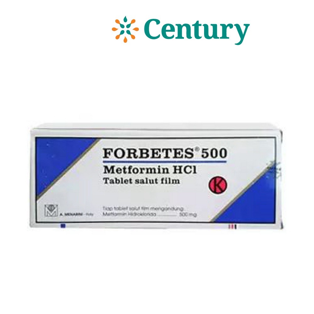 Jual FORBETES 500MG 1 STRIP ISI 10 TABLET / METFORMIN HCL / DIABETES ...