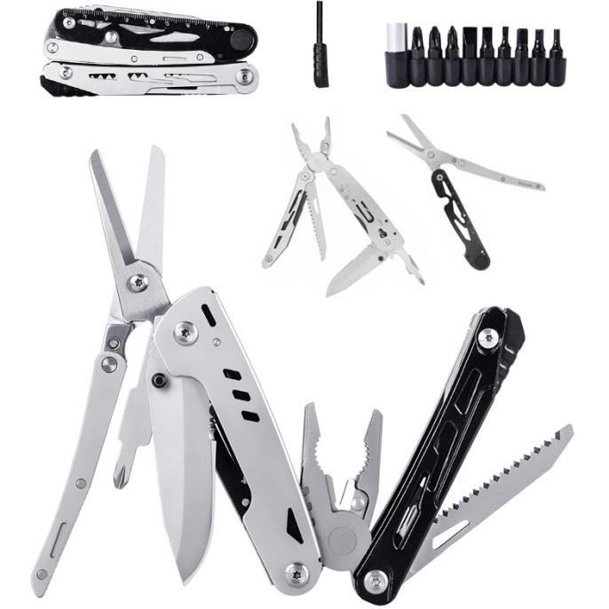 Jual Survival Tool Gear 12 In 1 Multitool Camping Outdoor Multifungsi ...