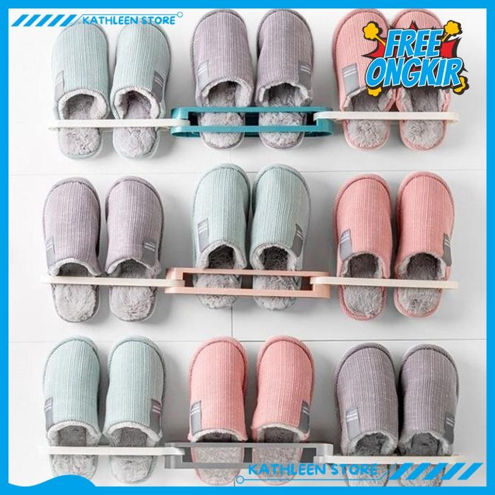 Jual RAK SANDAL 3 IN 1 GANTUNG DINDING LIPAT HOLDER DAPUR WC RACK ...