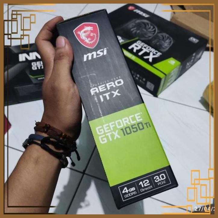 Jual [SRP] DUS BOX VGA MSI GTX 1050 TI AERO ITX ORIGINAL | Shopee Indonesia