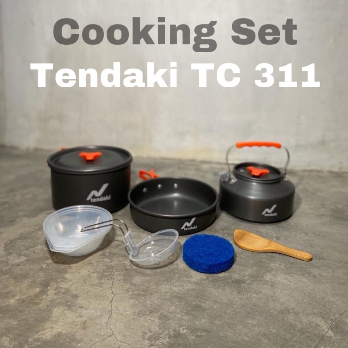 Jual FLASHSALE!! Cooking Set Tendaki TC 311 Alat Masak Camping ...