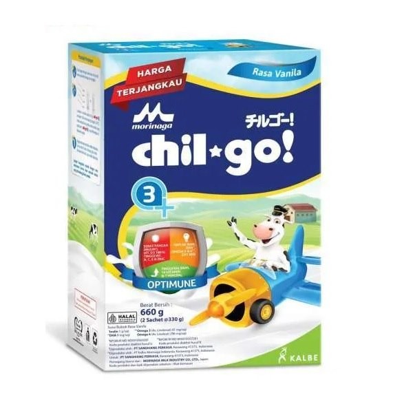 Jual MORINAGA CHIL GO POWDER 1+ VANILLA 660 GR | Shopee Indonesia