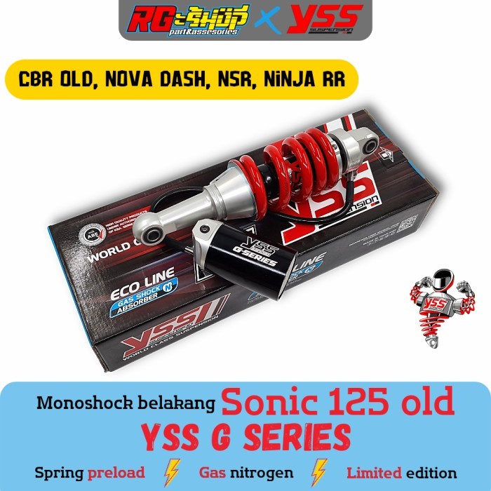 Jual monoshock YSS G series sonic old 125, nova dash, ninja rr, cbr old | Shopee Indonesia