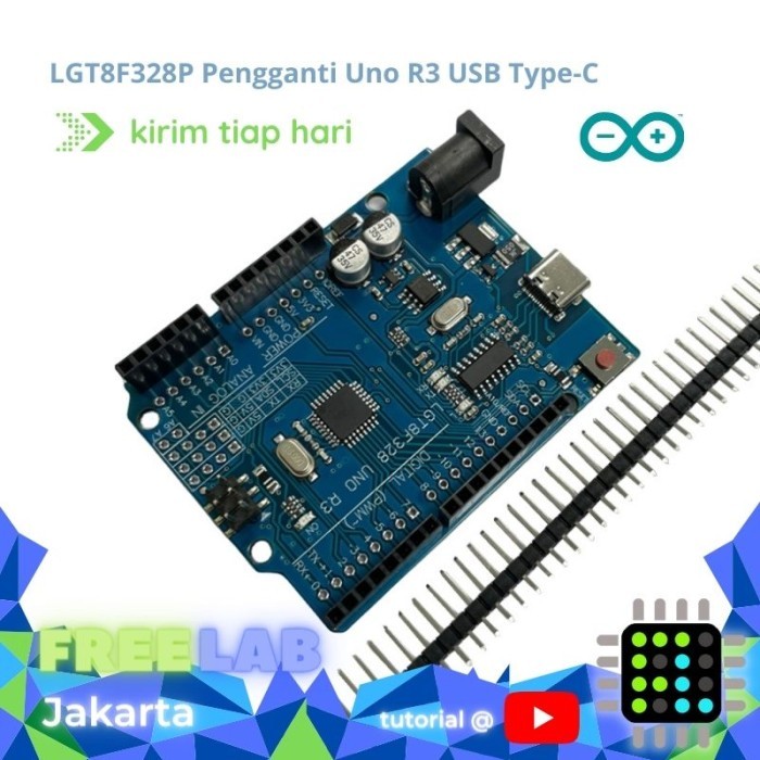 Jual LGT8F328 UNO R3 Pengganti Arduino Uno LGT8F328P LQFP32 Uno R3 CH340 Kompatibel dg Ardu IDE ...