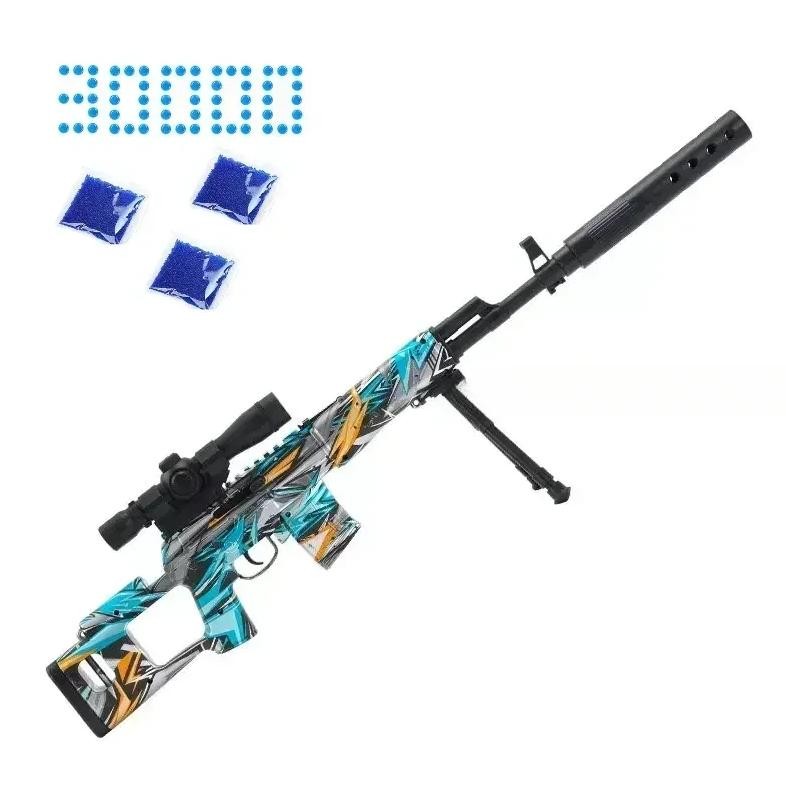 Jual GUN TOY BOYS SVD SNIPER MANUAL WATER GEL BALL TOY GUN AIRSOFT ...