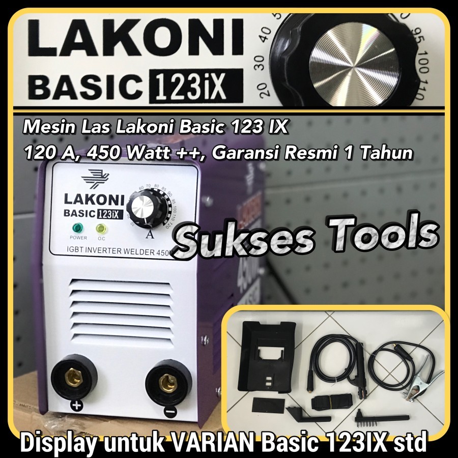 Jual Mesin Las Lakoni basic 123 IX A 450 watt ++ - Basic 123IX std | Shopee Indonesia