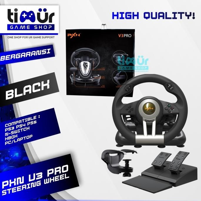 Jual TERMURAH - PXN V3 Pro Steering Wheel Racing Stir Setir PS4 PS5 PC Xbox Series | Shopee ...