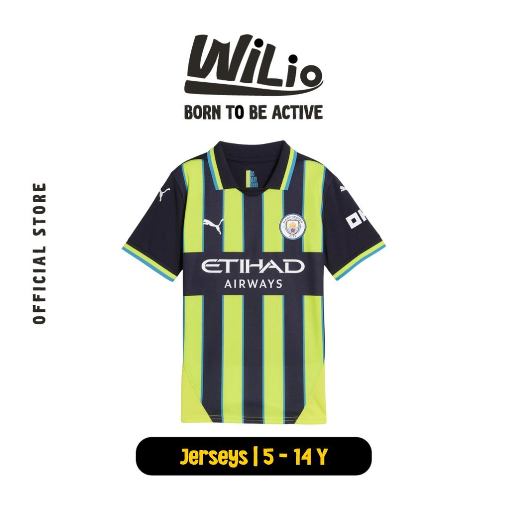 Jual Puma Manchester City FC Away Jersey Replica Jr 77508902 - Jersey ...