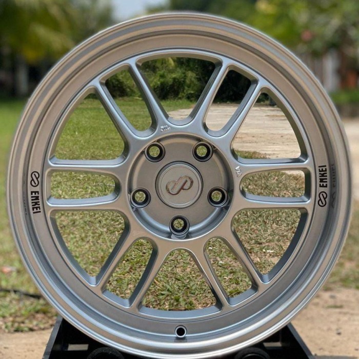 Jual velg r17 ENKEI RPF1 LEBAR 8 velg racing ring 17 hrv crv xpander rush | Shopee Indonesia