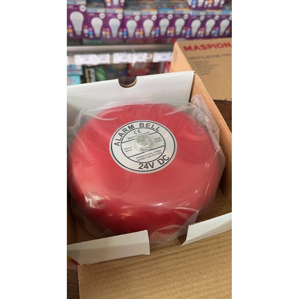Jual Fire Alarm Bell Notifier Bell Kring 6 inch 24vdc | Shopee Indonesia