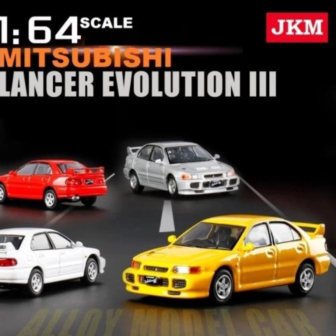Jual JKM MINI SCALE diecast 1/64 Mitsubishi Lancer Evolution III EVO 3 ...