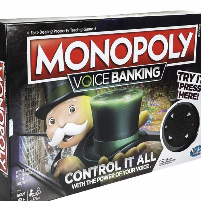 Jual Monopoly Voice Banking Electronic Control It All Board Game ...