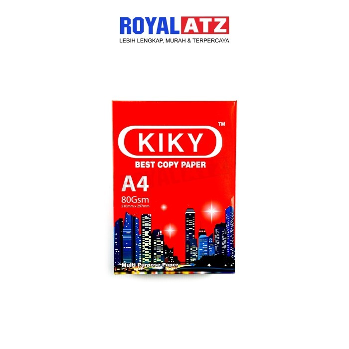 Jual Kertas Print / Kertas Fotocopy Hvs Ukuran A4 80 Gram Kiky /Rim ...