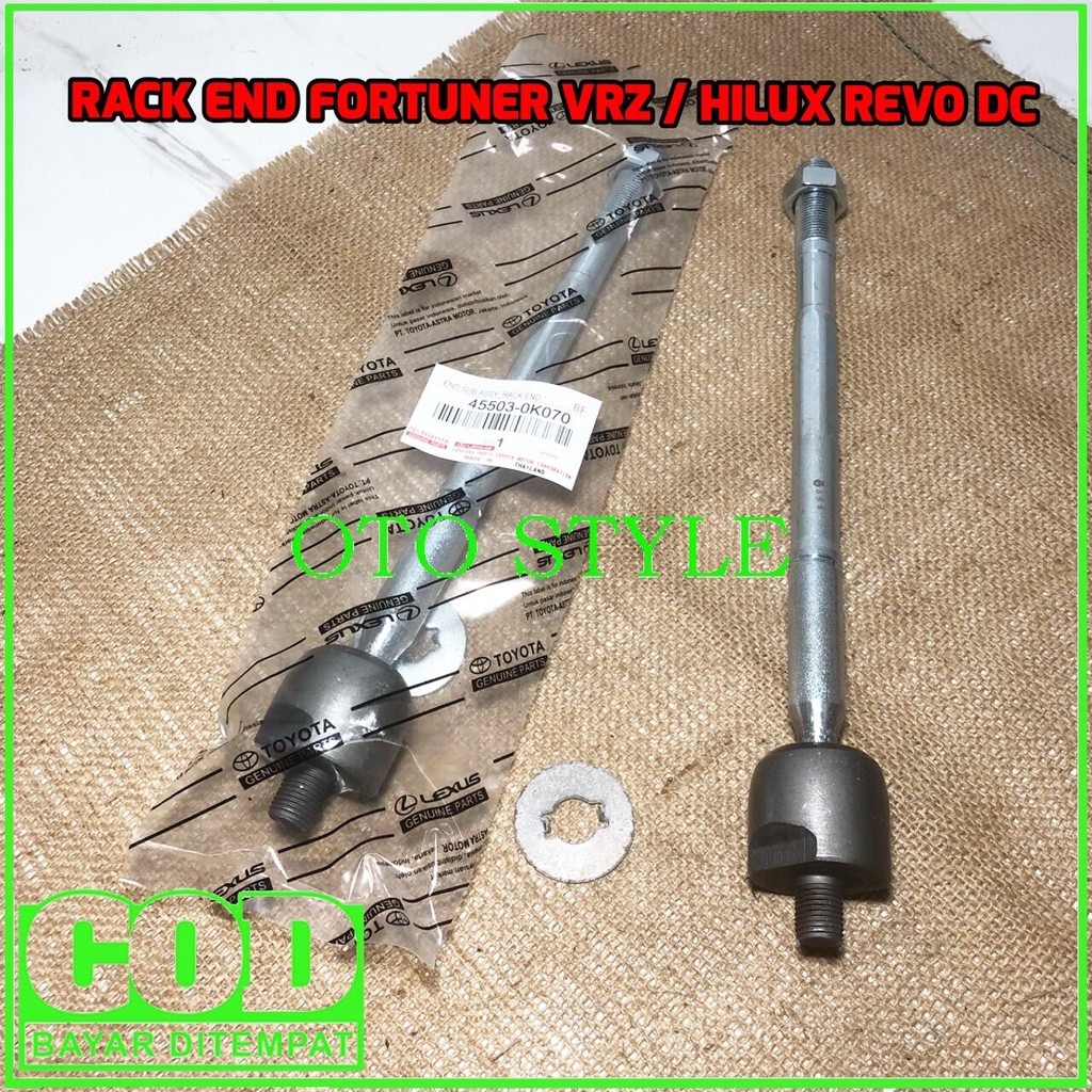 Jual RACK END FORTUNER VRZ - LONG TIE ROD HILUX REVO DC -RACK END ...