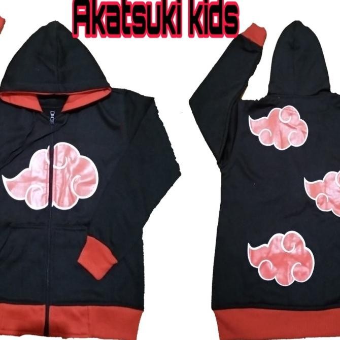 Jual JAKET ANAK AKATSUKI FULL BLACK | Shopee Indonesia