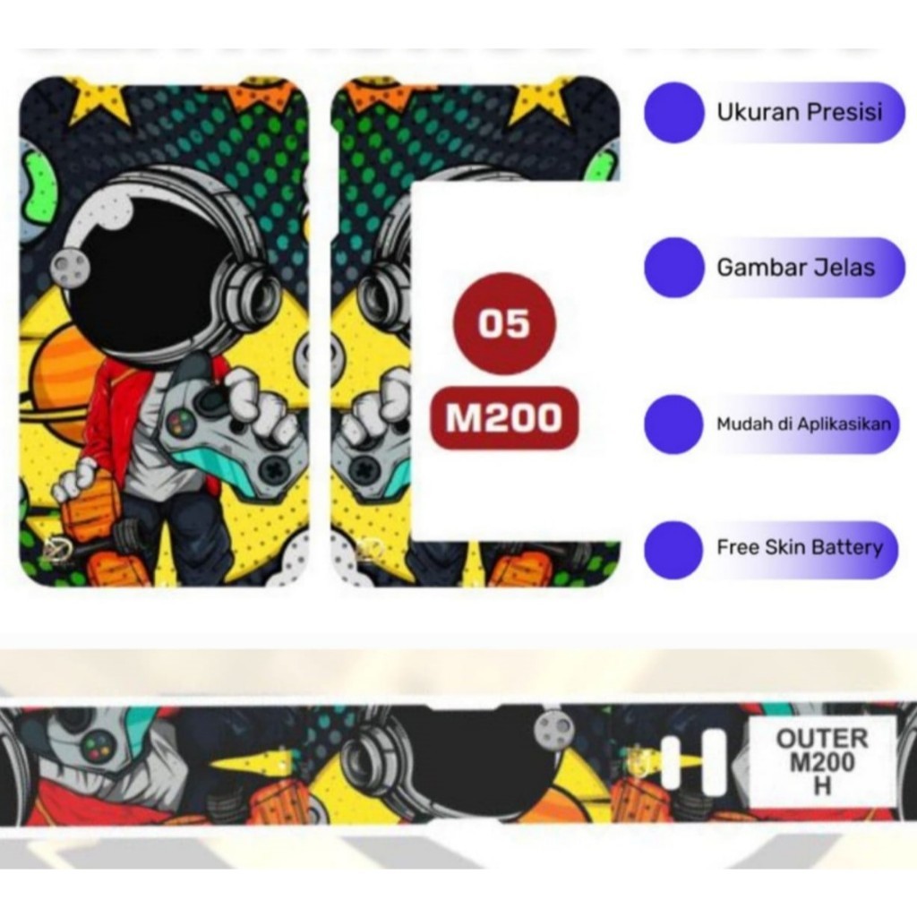 Jual Wrap* Kertas Tempel M200 Stiker Label Fs 005 Wrap Skin Stiker ...