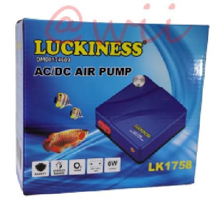 Jual LUCKINESS LK 1758 AC DC POMPA UDARA AIR PUMP AERATOR AQUARIUM ORIGINAL DAN TERPERCAYA ...