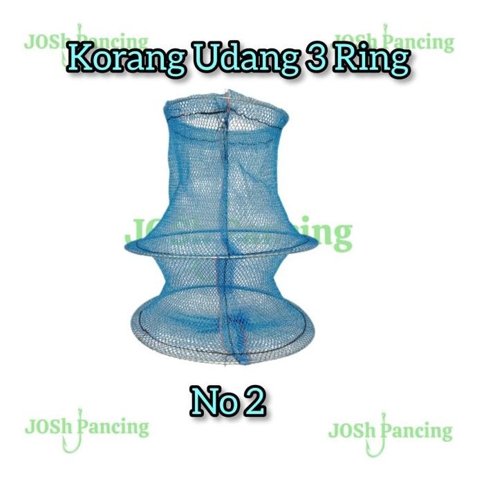 Jual Tersedia Korang Udang 3 Ring Waring Ikan Tempat Jaring Ikan ...