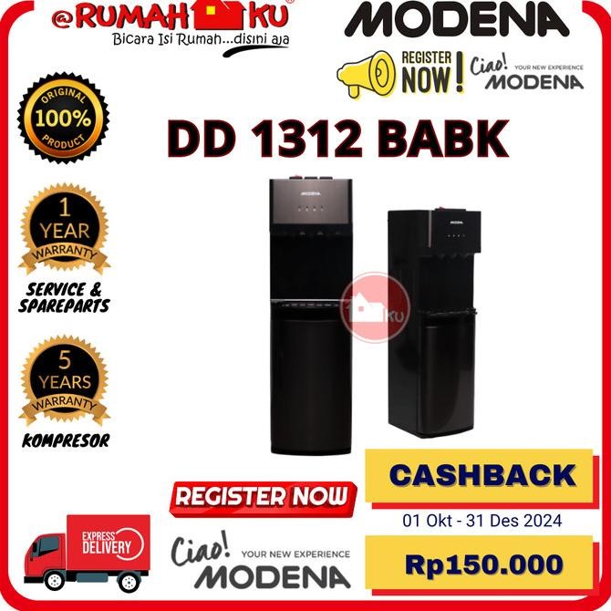 Jual Modena Water Dispenser DD 1312 BABK Galon Bawah | Shopee Indonesia