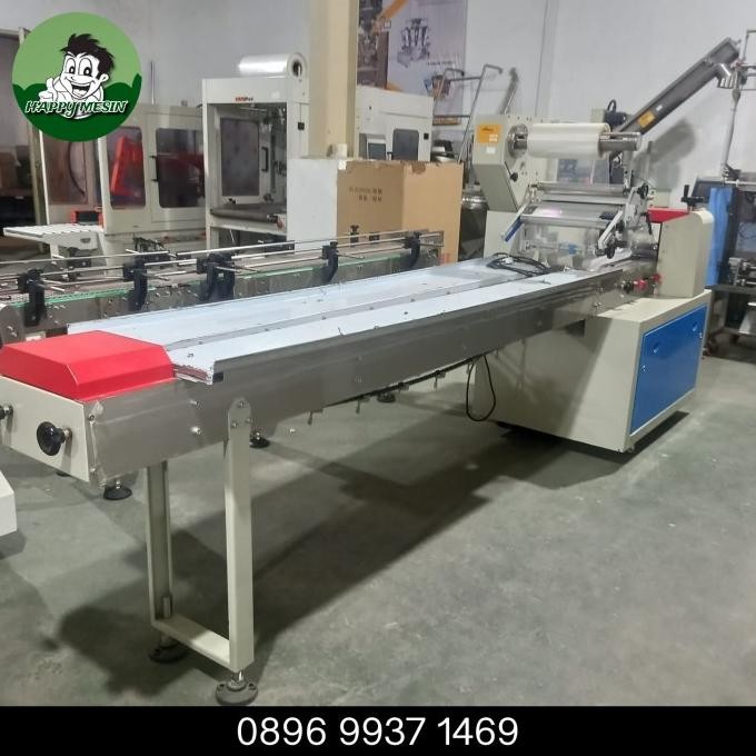 Jual Mesin Rotary Pillow Packing Horizontal Se Roti Snack HDL-350B ...