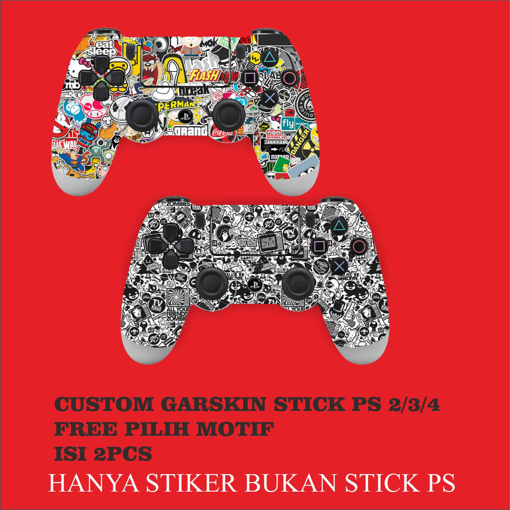 Jual Promo2pcs - Stikr All Stick Ps2 Ps3 Ps4 Controler Playstation ...