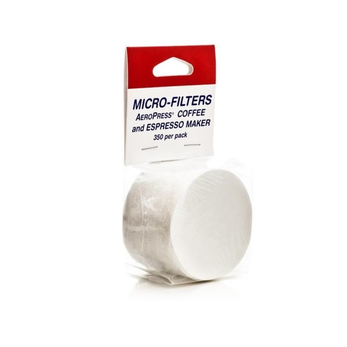 Jual (350pc) micro filters aeropress filter coffee and espresso maker ...