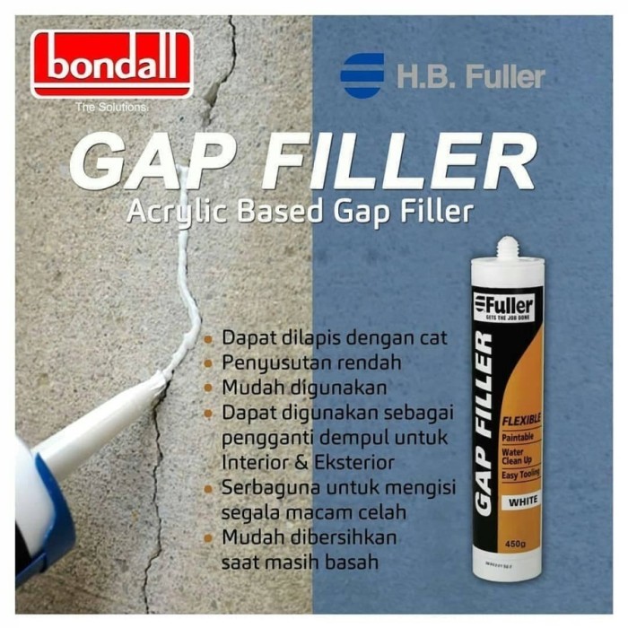 Jual Terbaru Bondall Gap Filler Sealant Serba Guna / Penambal Retak 450G -Gratisongkir | Shopee ...