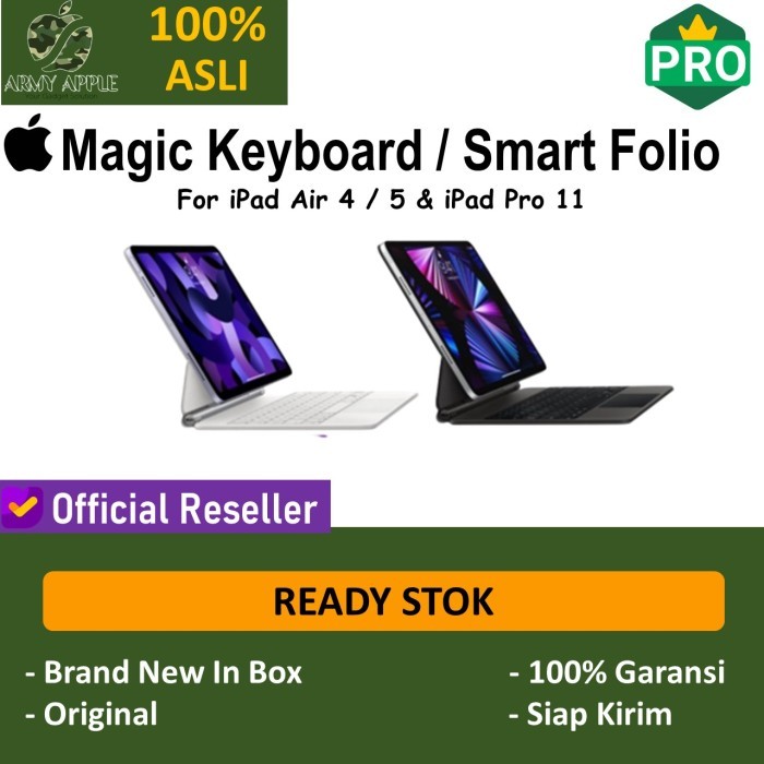 Jual Magic Keyboard / Smart Folio For Ipad Air 5 2022 5Th Gen M1 Chip ...