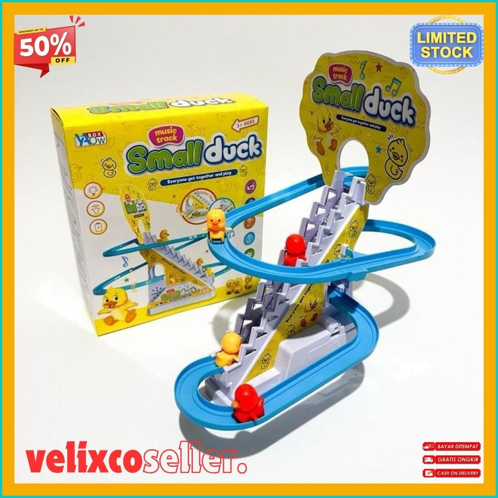 Jual Mainan Bebek Naik Tangga Musik Track Small Duck Dinosaurus Unicorn ...