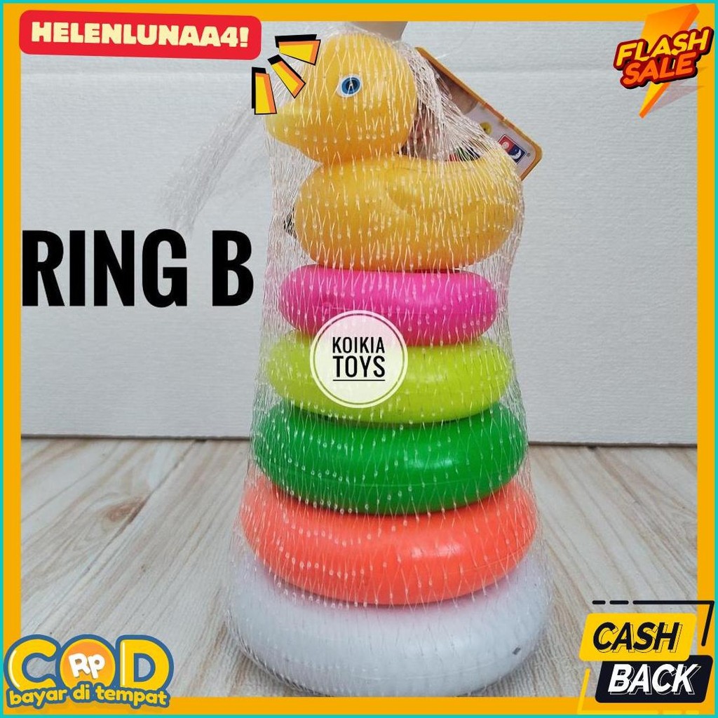 Jual Donat Ring Bebek - Mainan Edukasi Ring Susun Donat (Lagi Viral ...